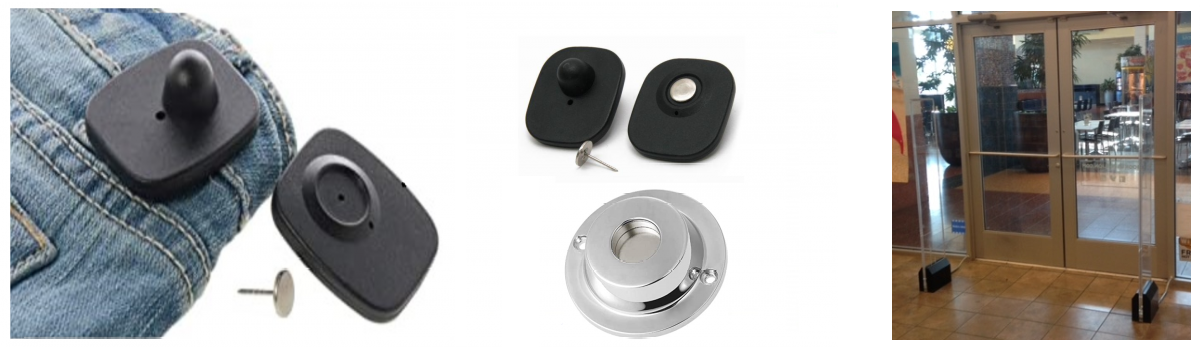 8.2MHz Designer Series Clear Vector Anti Theft Hard Tag Complete ...