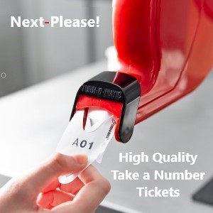 Next-Please! 3 Digit Take a Number Tickets, 3DIGTICK, Tickets ...