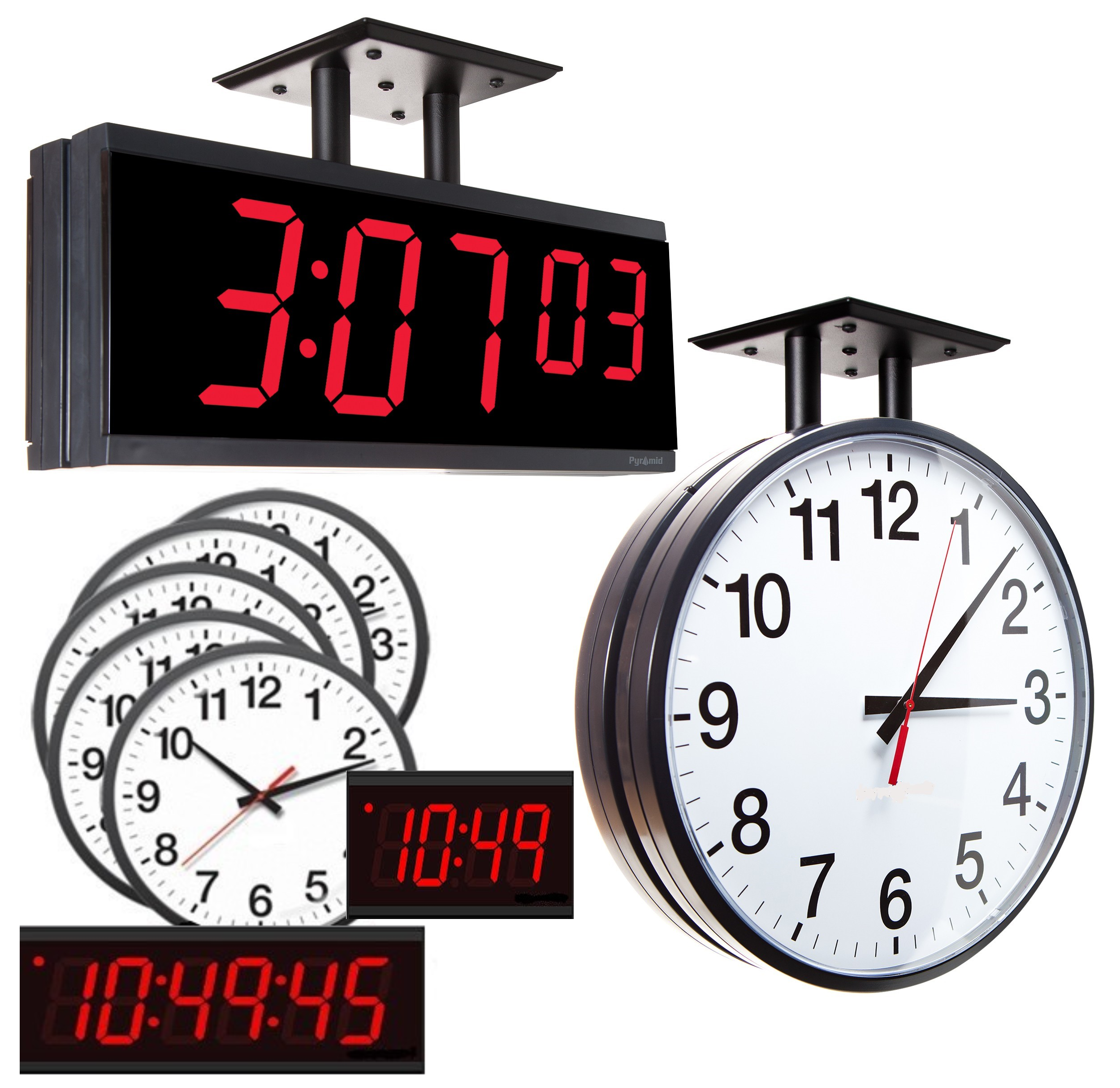 Wireless Clock System, TIMETRAX-WIRELESS-CLOCKS, Wireless Corrective ...